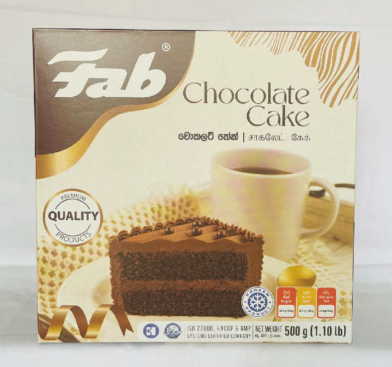 Fab Chocolate Cake 500g (1.10lb) – LakFood