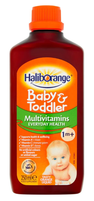 Haliborange Multivitamin Liquid 250ml (1 m+) BABY – LakFood