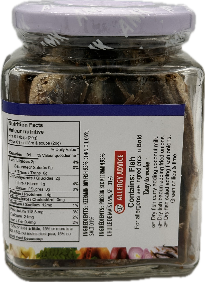 AMK Fried Keeramin Dry Fish 200g – LakFood