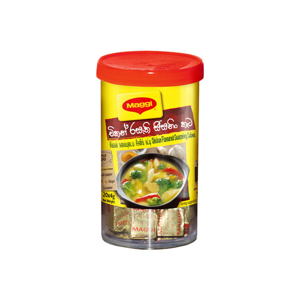 Maggi Chicken Flavor Seasoning Cubes - 4g x 25 – LakFood