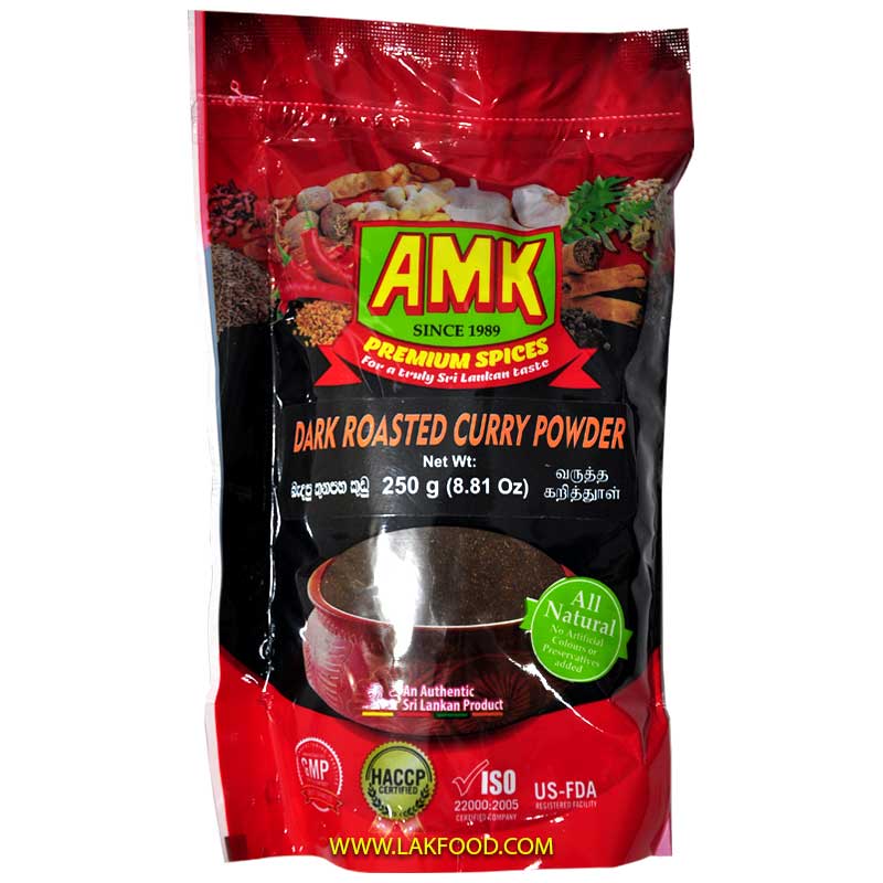 AMK Dark Roasted Curry Powder 250g – LakFood