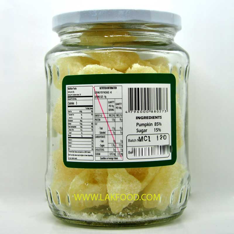 AMK Melon Candy (Puhul Dosi / Pumpkin Preserve) 400g – LakFood