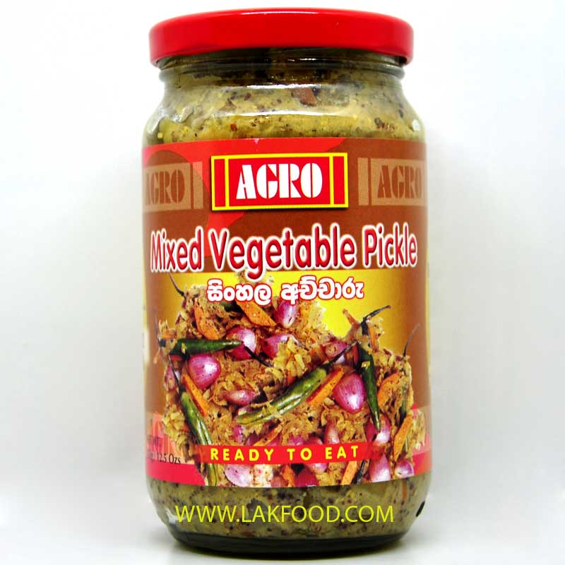 Agro Mixed Vegetable Pickle (Sinhala Pickle) 350g – LakFood