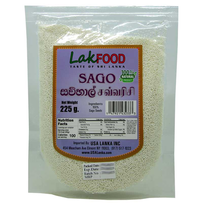 Sri Lankan Sago Seed 225g – LakFood