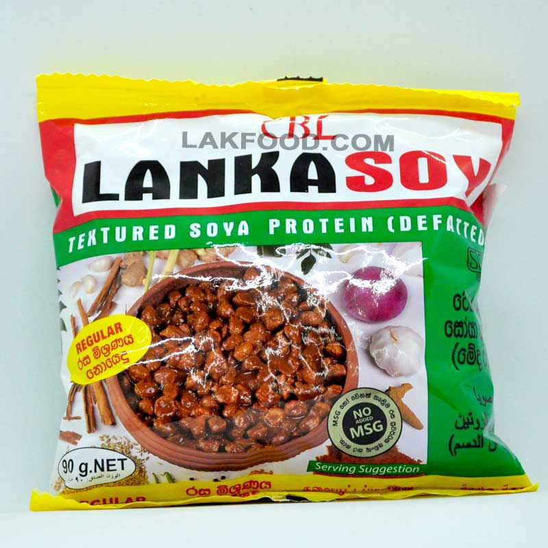 Lankasoy Soya Meat Regular 90g – LakFood