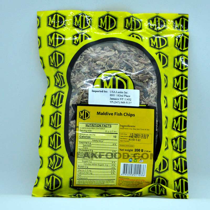 MD Maldivefish / Maldive Fish Chips / Umbalakada (Pkt) 200g – LakFood