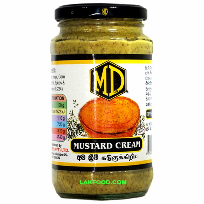 MD Mustard Cream 360g (අබ පේස්ට්) – LakFood