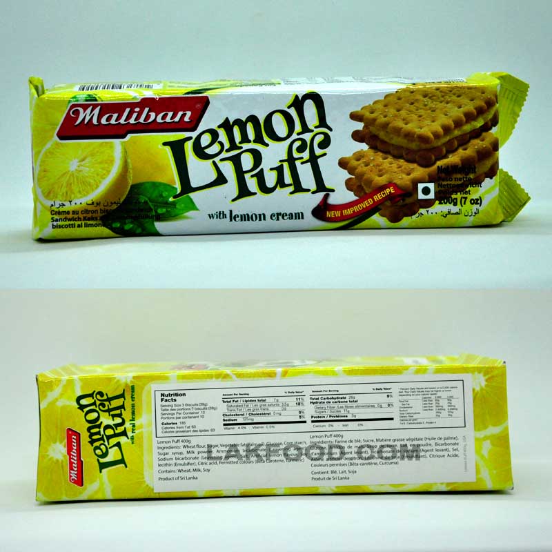 Maliban Lemon Puff 200g – LakFood