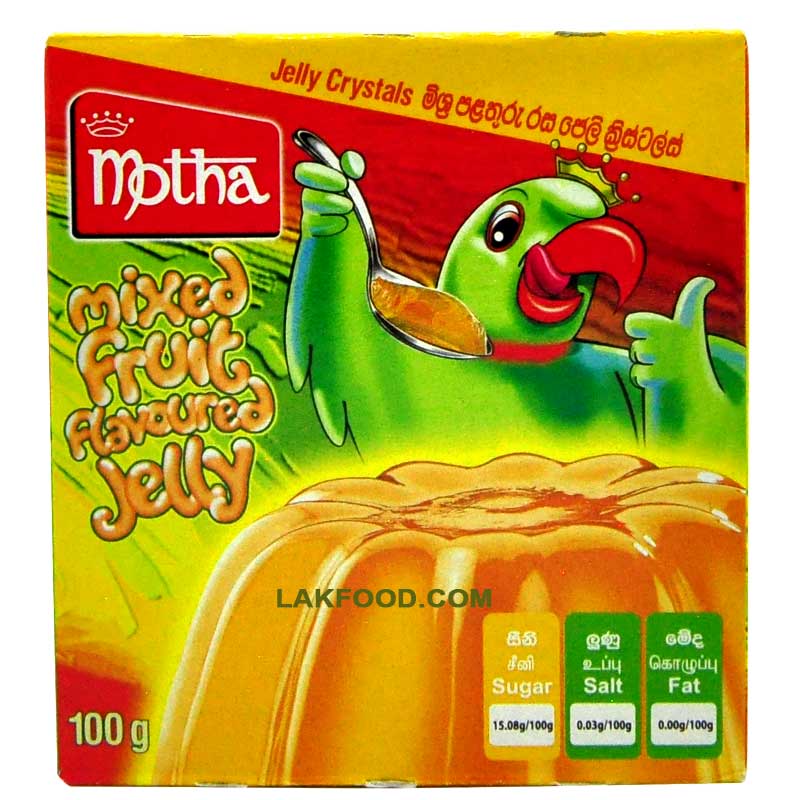 Motha Mixed Fruit Flavored Jelly 100g** BUY ONE GET ONE FREE – LakFood