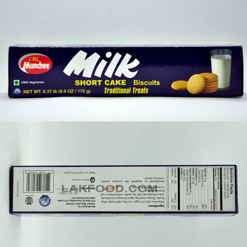 Munchee Milk Short Cake 170g – LakFood