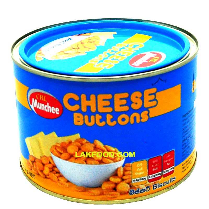 Munchee Cheese Buttons 215g – LakFood