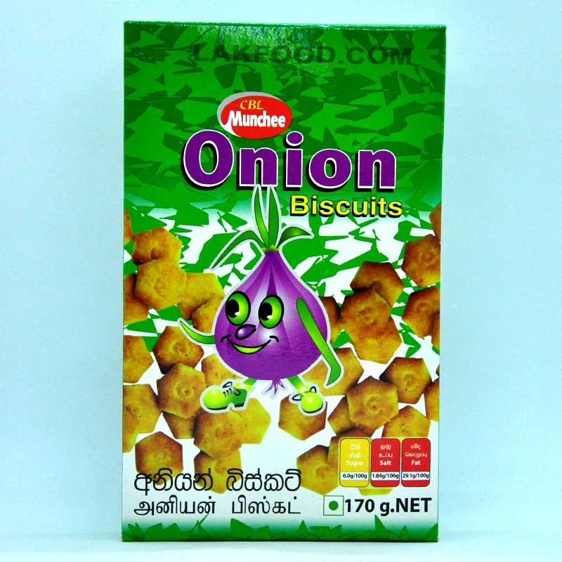 Munchee Onion Biscuits 170g – LakFood