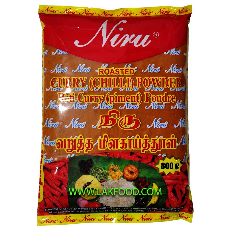 Niru Jaffna Style Curry (Chilli) Powder MILD - 800G / 1.76LB – LakFood