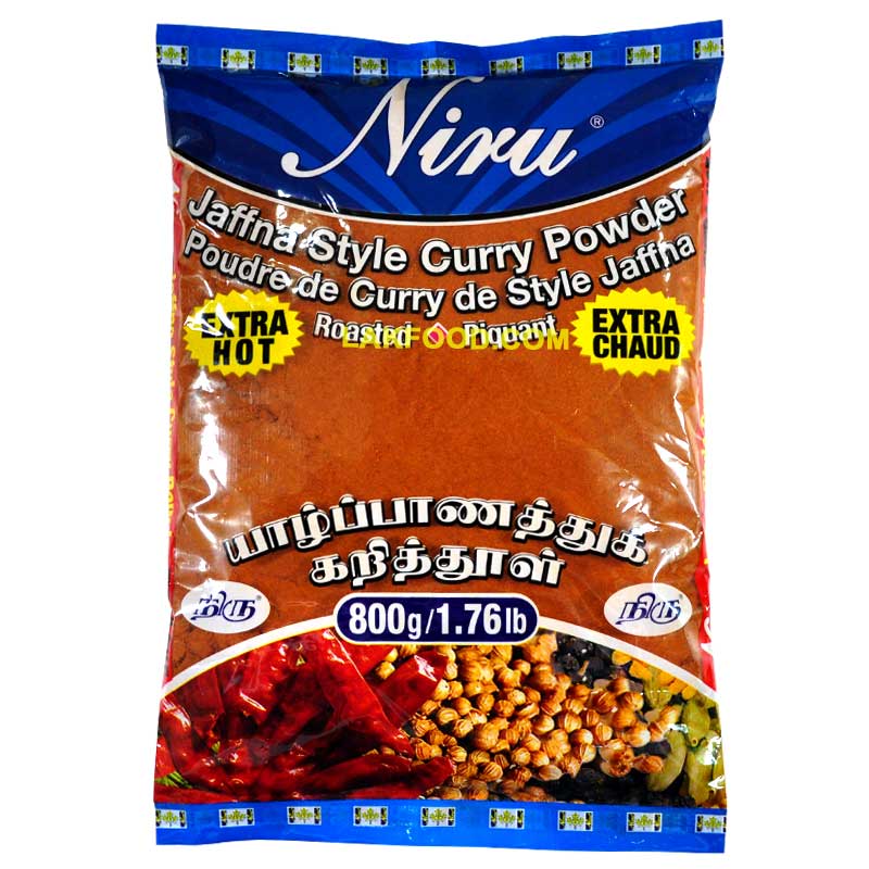 Niru Jaffna Style Curry Powder EXTRA HOT - 800G / 1.76LB – LakFood