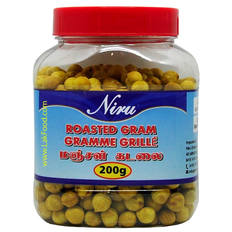 Niru Roasted Gram 200g - வறுத்த மஞ்சள் கடலை – LakFood