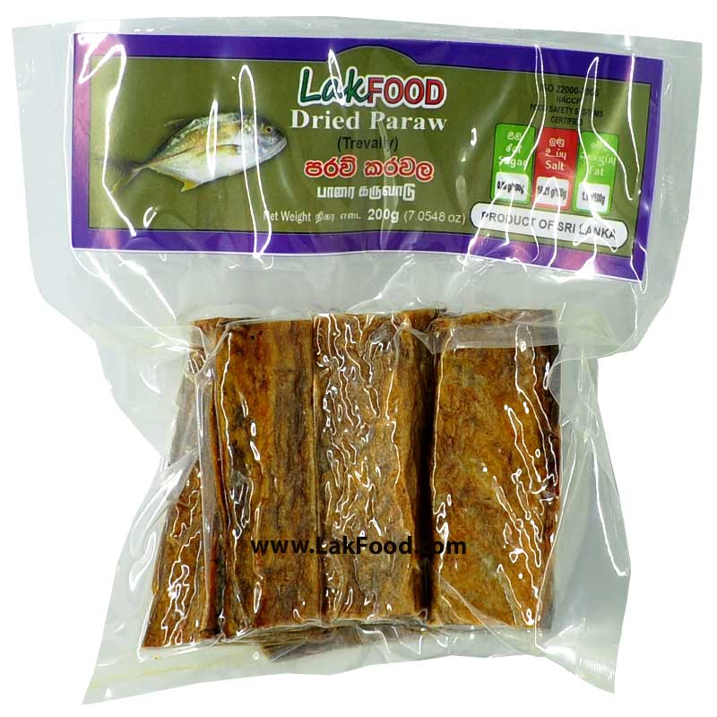 Parawa Dry Fish (Trevally) 200g – LakFood