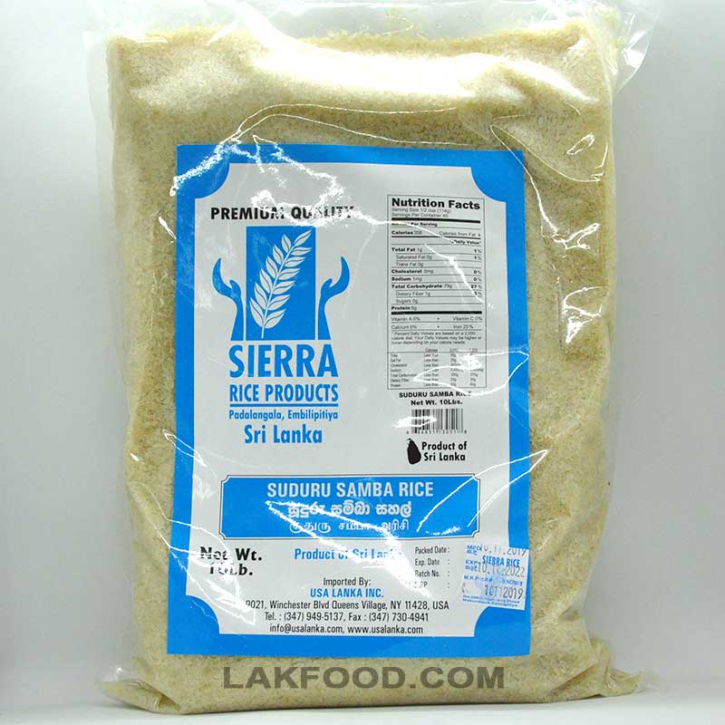 Sierra Suduru Samba 10LB – LakFood