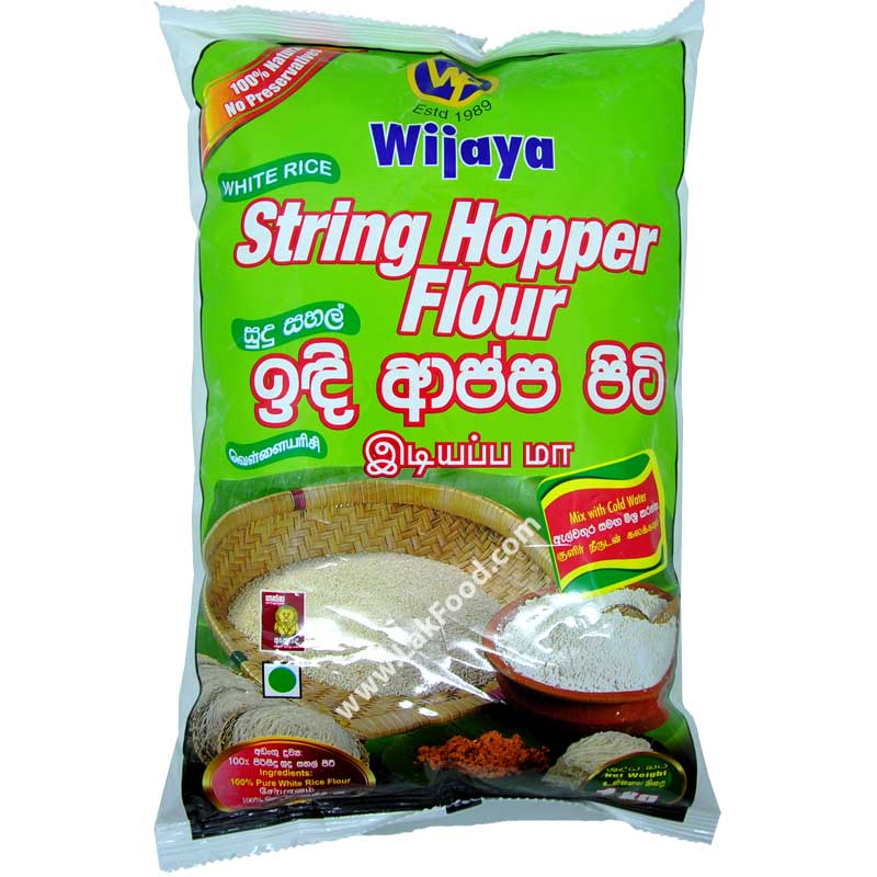Wijaya White String Hopper Flour 1kg – LakFood